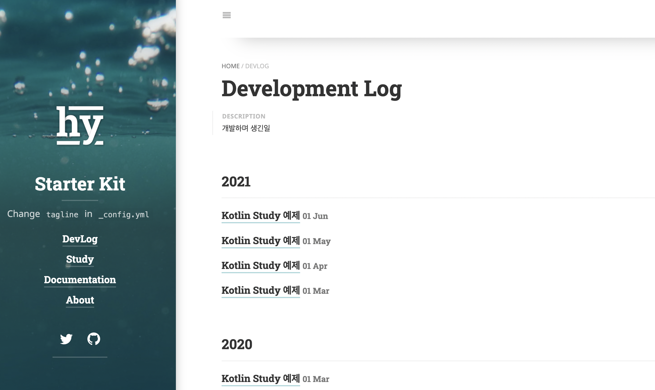 Github Blog 만들기 #1 - Hydejack 테마로 기본 구조 만들기 | nomoreFt